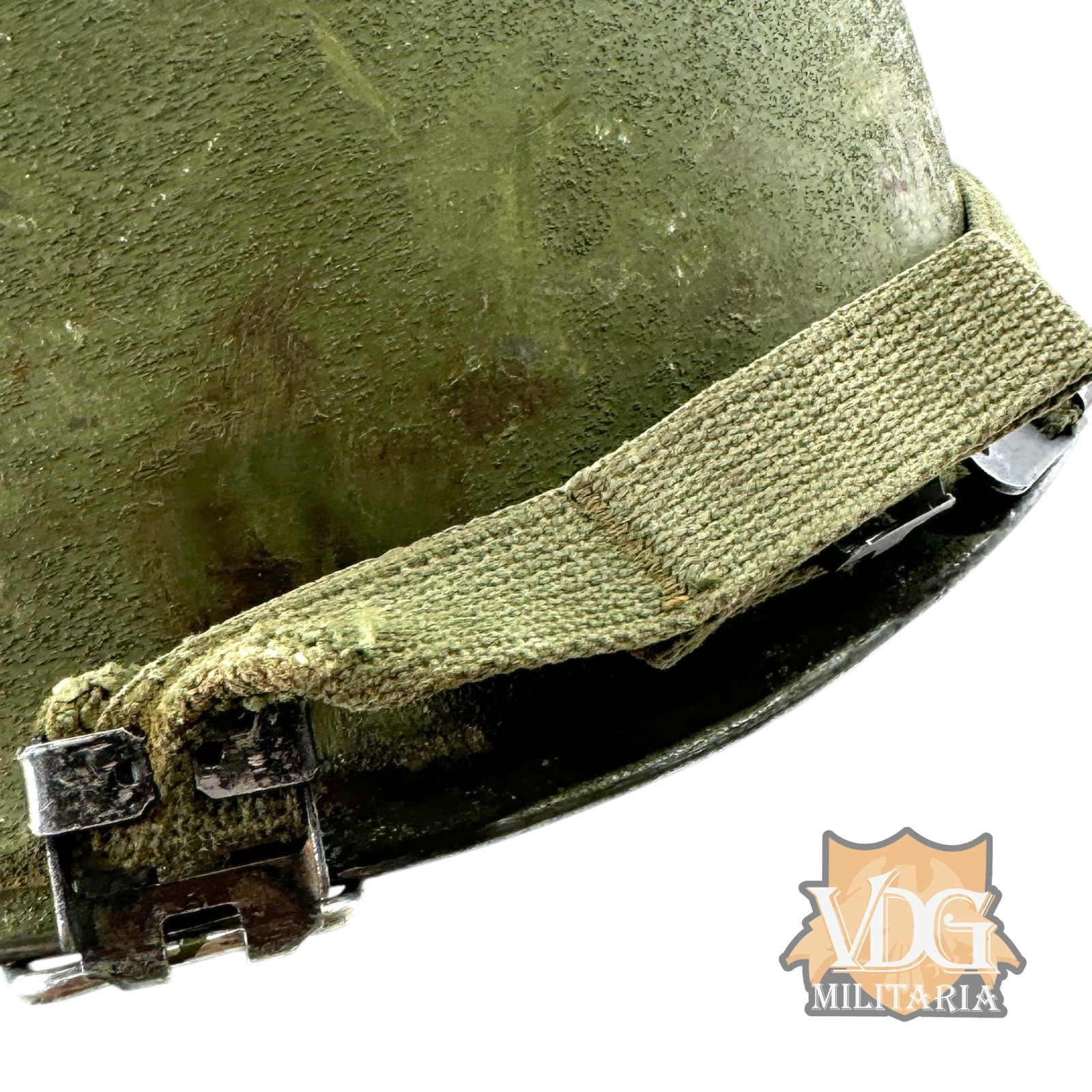 WW2 US McCord Rear Seam Swivel Bale M1 Helmet Shell, Heat Stamp 502A ...