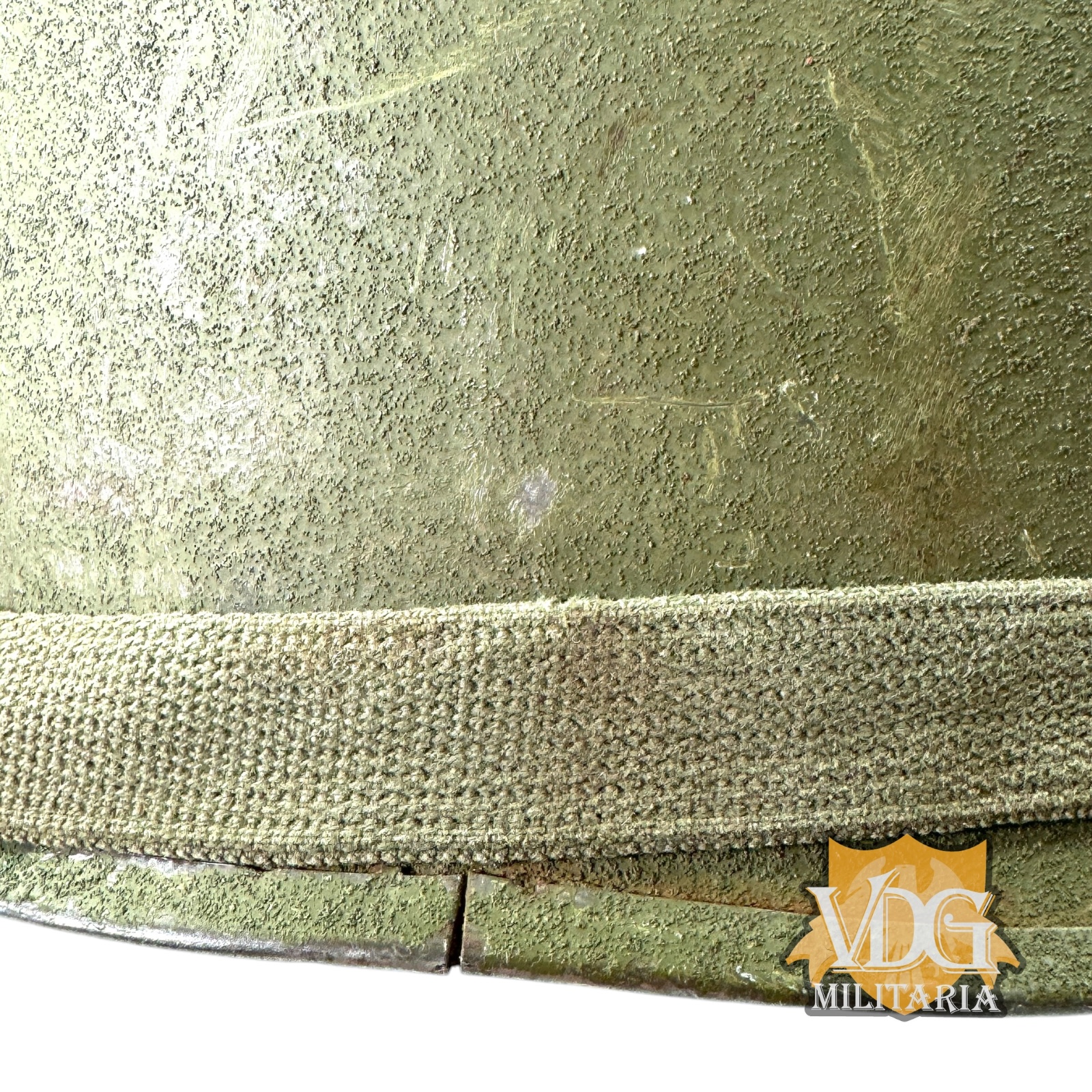 WW2 US McCord Rear Seam Swivel Bale M1 Helmet Shell, Heat Stamp 502A ...