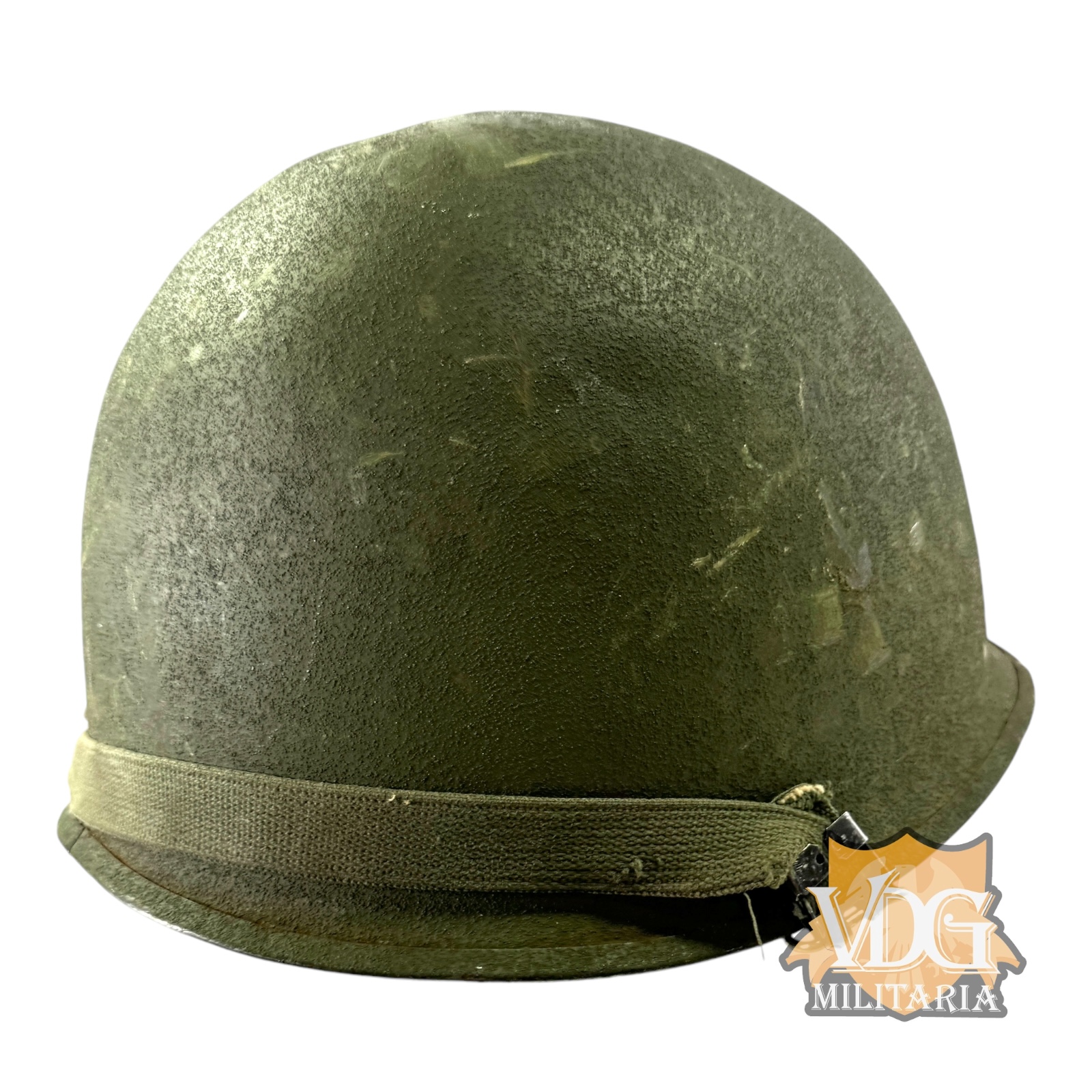 WW2 US McCord Rear Seam Swivel Bale M1 Helmet Shell, Heat Stamp 502A ...
