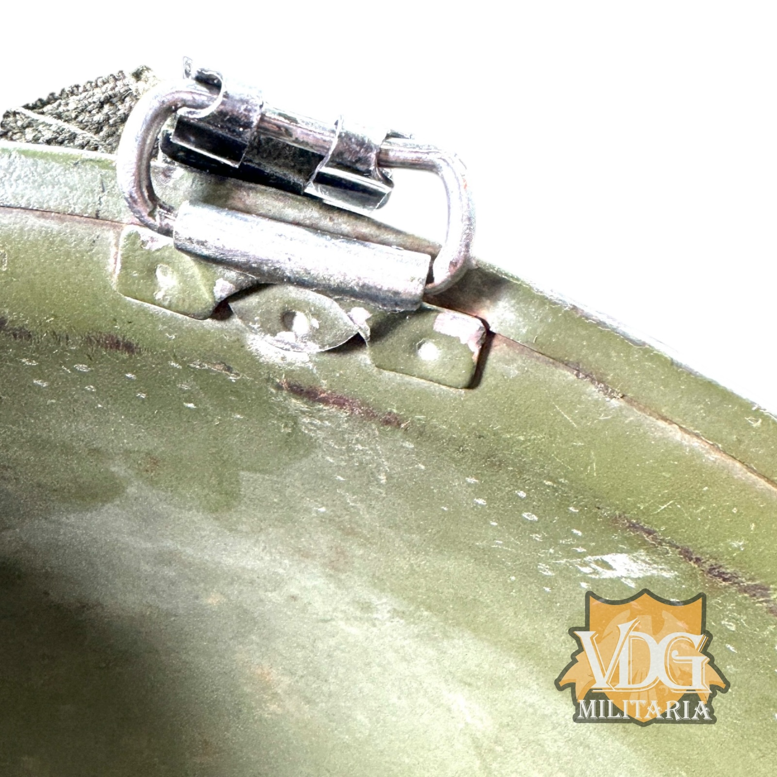 WW2 US McCord Rear Seam Swivel Bale M1 Helmet Shell, Heat Stamp 502A ...