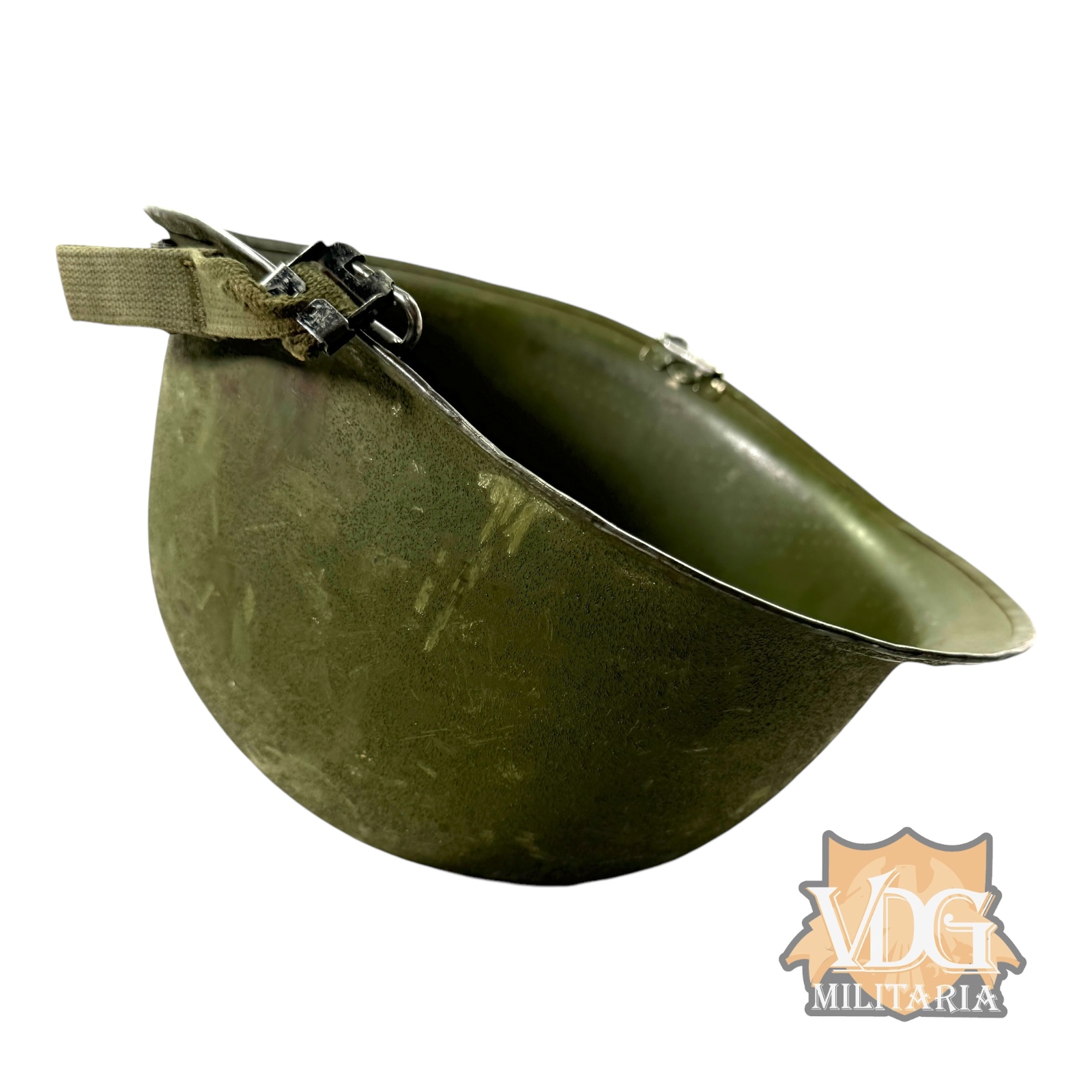WW2 US McCord Rear Seam Swivel Bale M1 Helmet Shell, Heat Stamp 502A ...