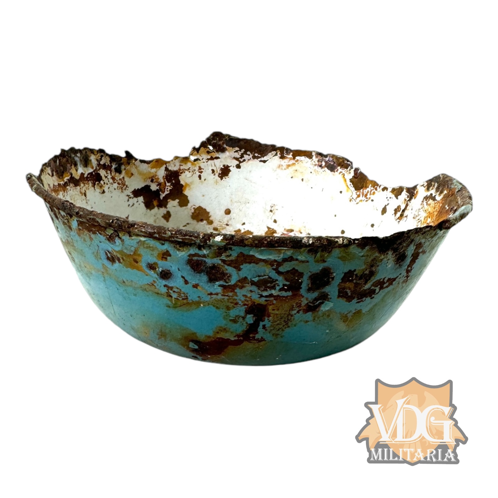 WW1 Relic Blue/White Enameled Metal Bowl – Recovered from Somme ...