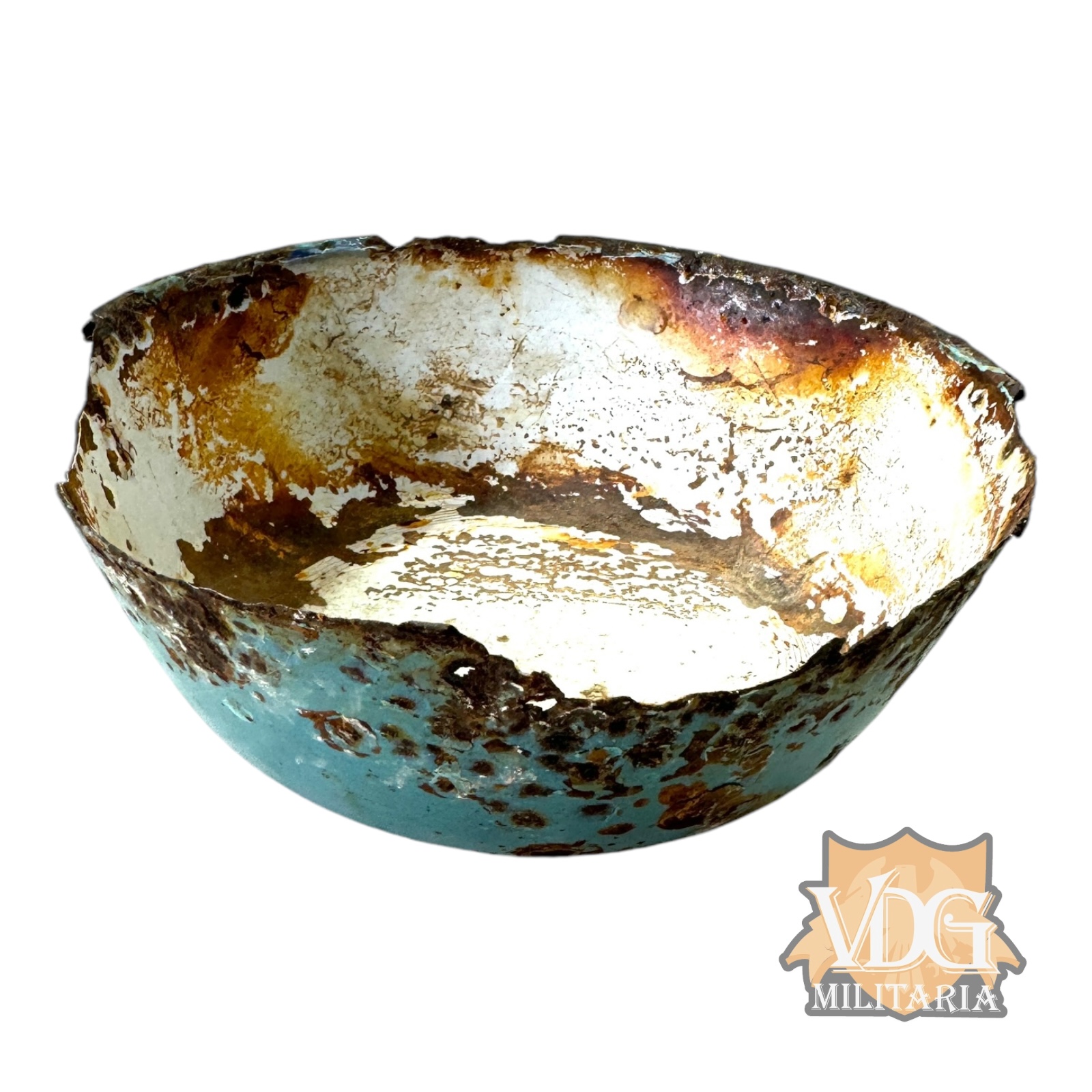 WW1 Relic Blue/White Enameled Metal Bowl – Recovered from Somme ...