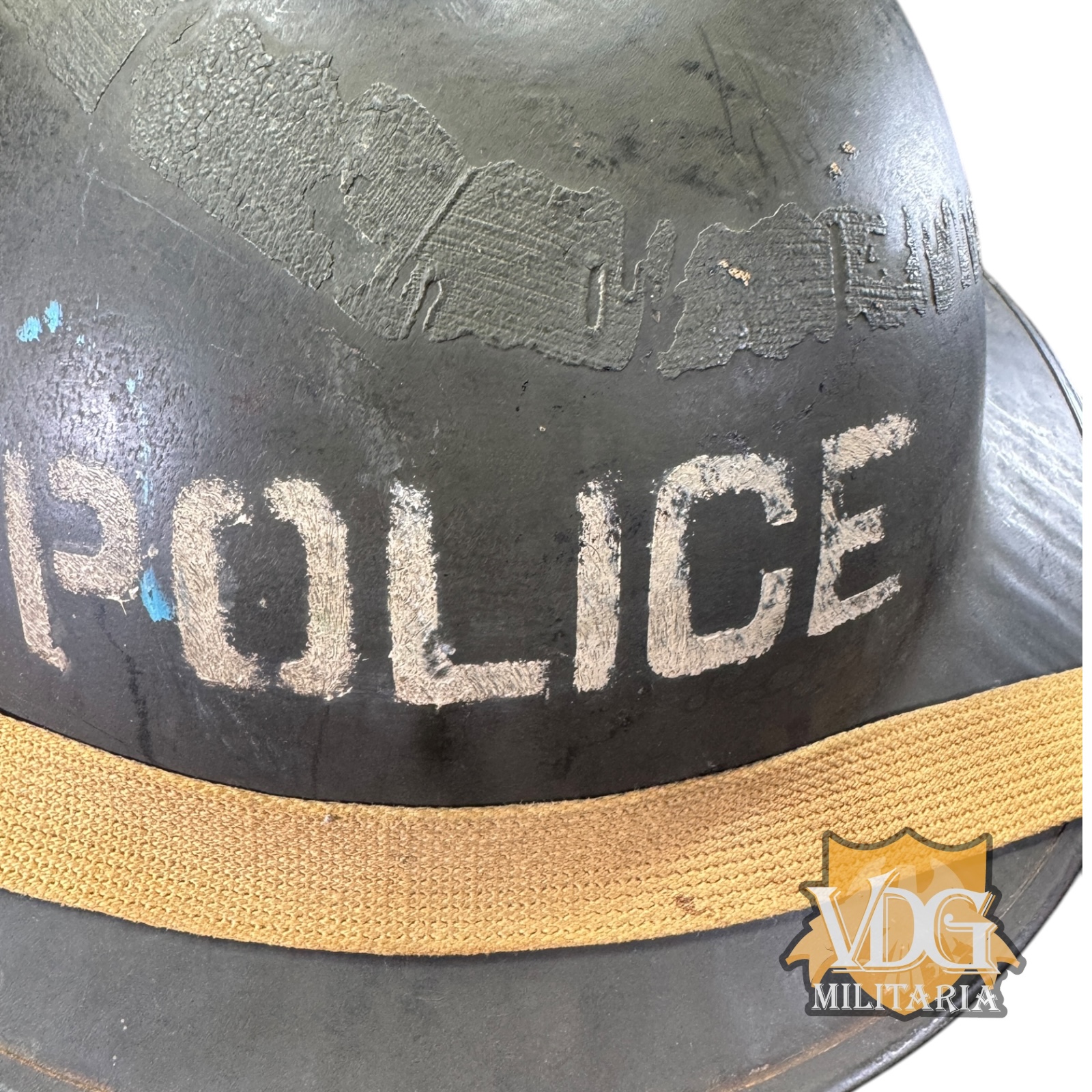 WW2 British Home Front Police Brodie Helmet with Original Liner and ...