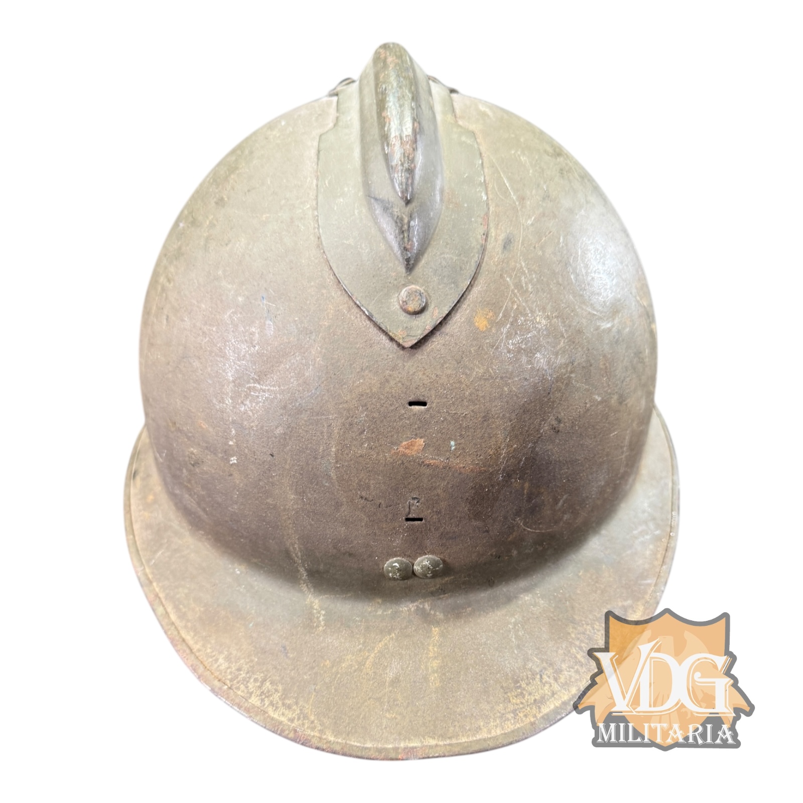 WW2 Era French M1926 Adrian Helmet Shell | VDG Militaria