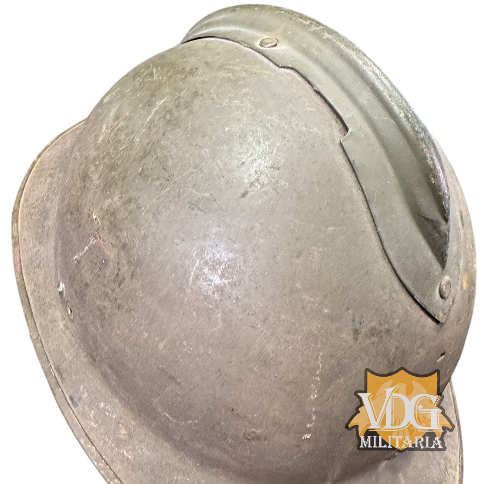 WW2 Era French M1926 Adrian Helmet Shell | VDG Militaria