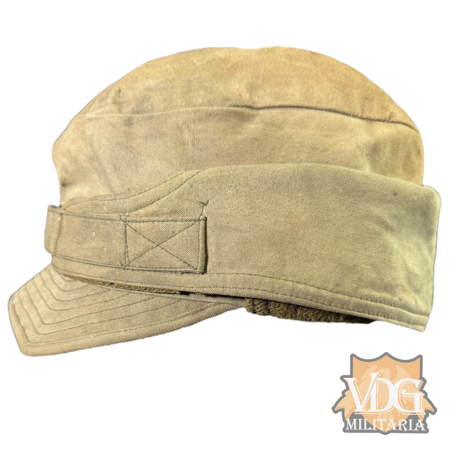 WW2 US Army M1937 Winter Cap With Buckle Fastener | VDG Militaria