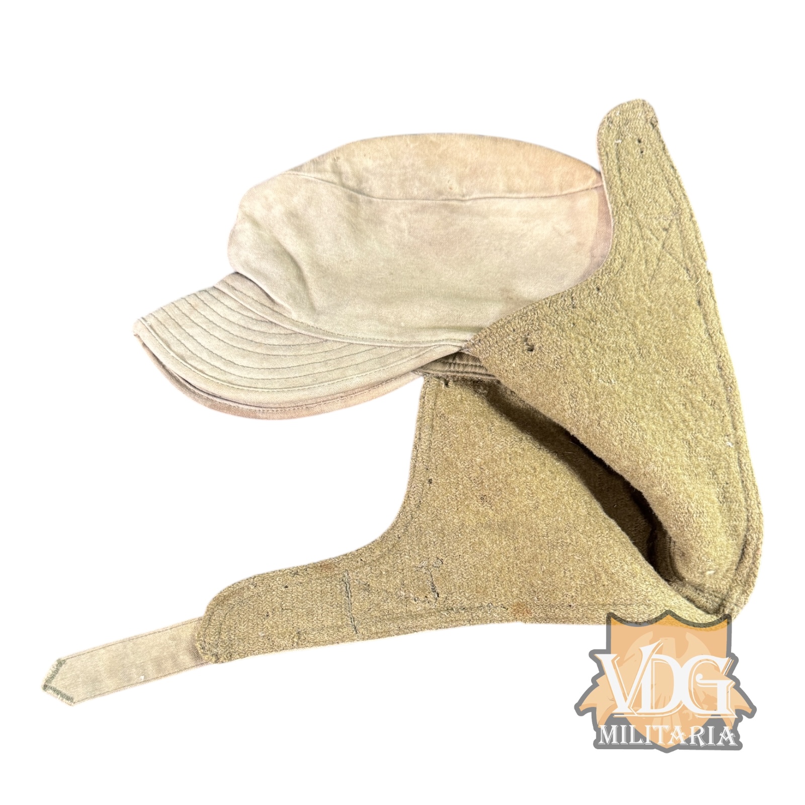 WW2 US Army M1937 Winter Cap With Buckle Fastener | VDG Militaria