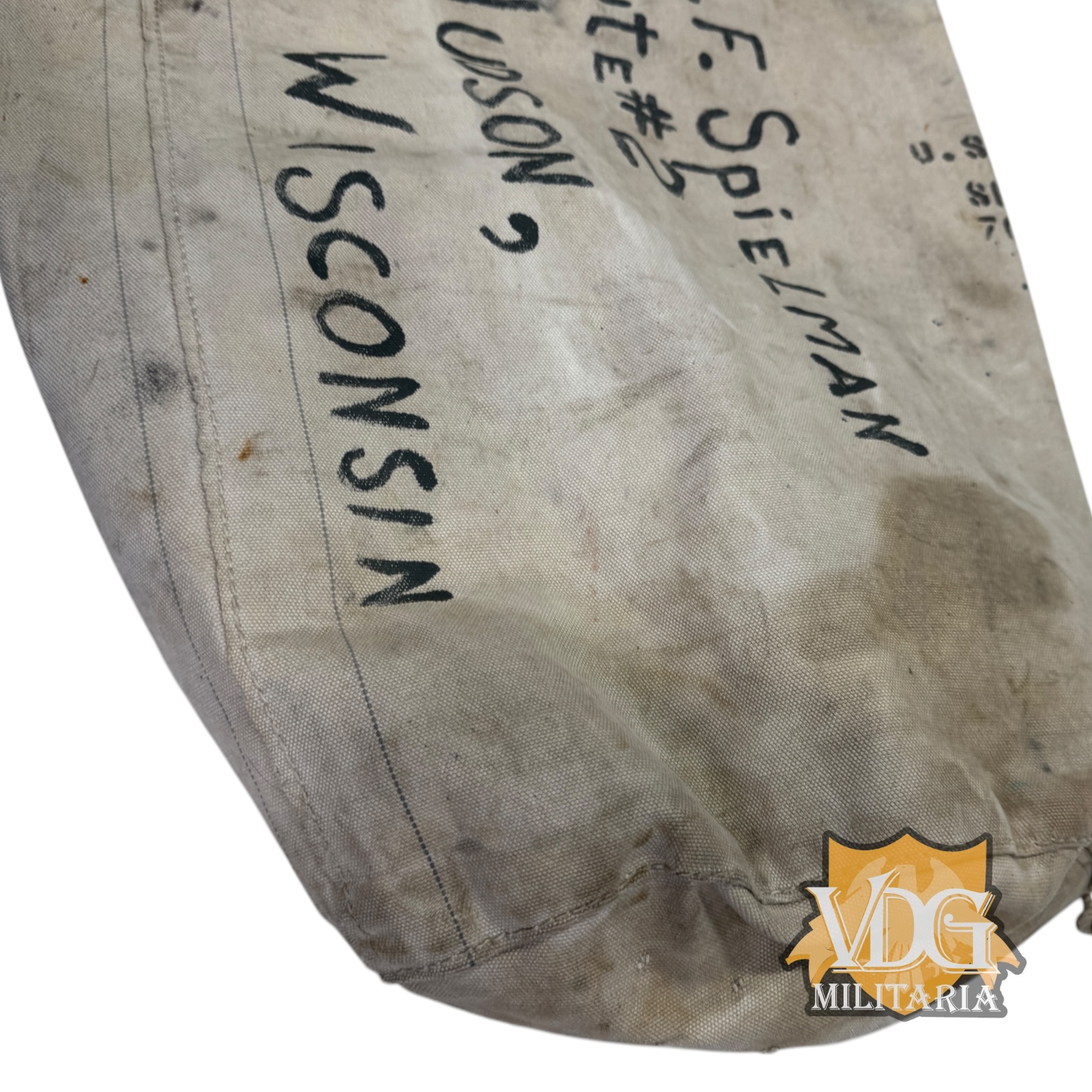 WW2 US Coast Guard Sailor's Mail Bag - Landing Ship Tank USS LST-18, CM ...