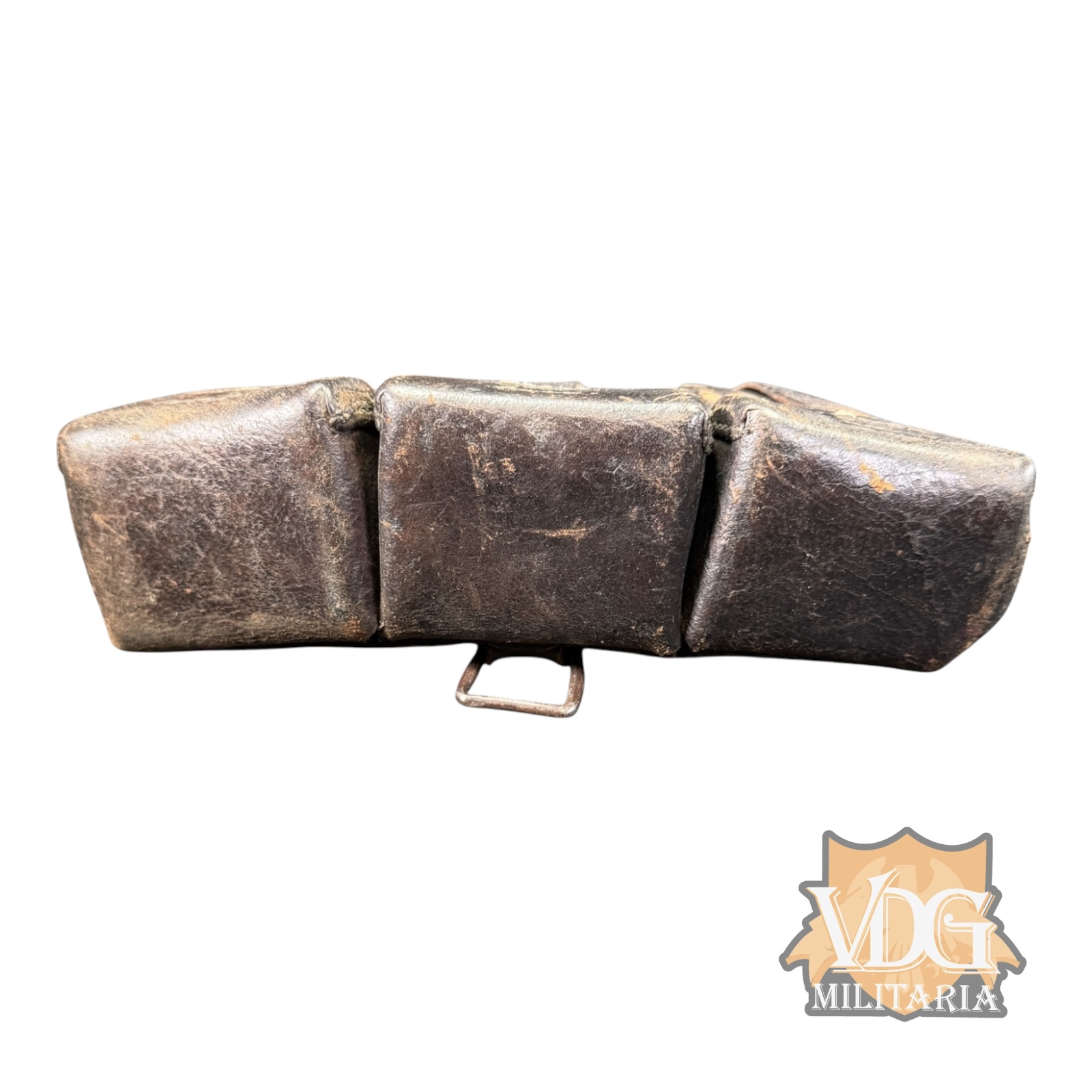 WW1 German Wunderlich Leather Ammunition Pouch 1915 Dated | VDG Militaria