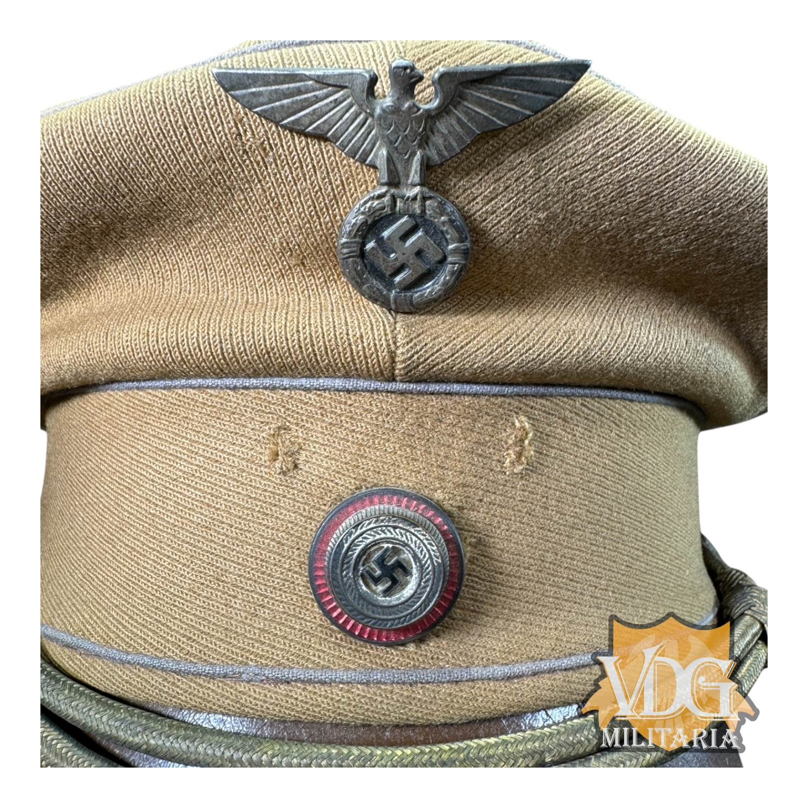 WW2 German NSDAP Orts Level Political Leaders Visor Cap | VDG Militaria
