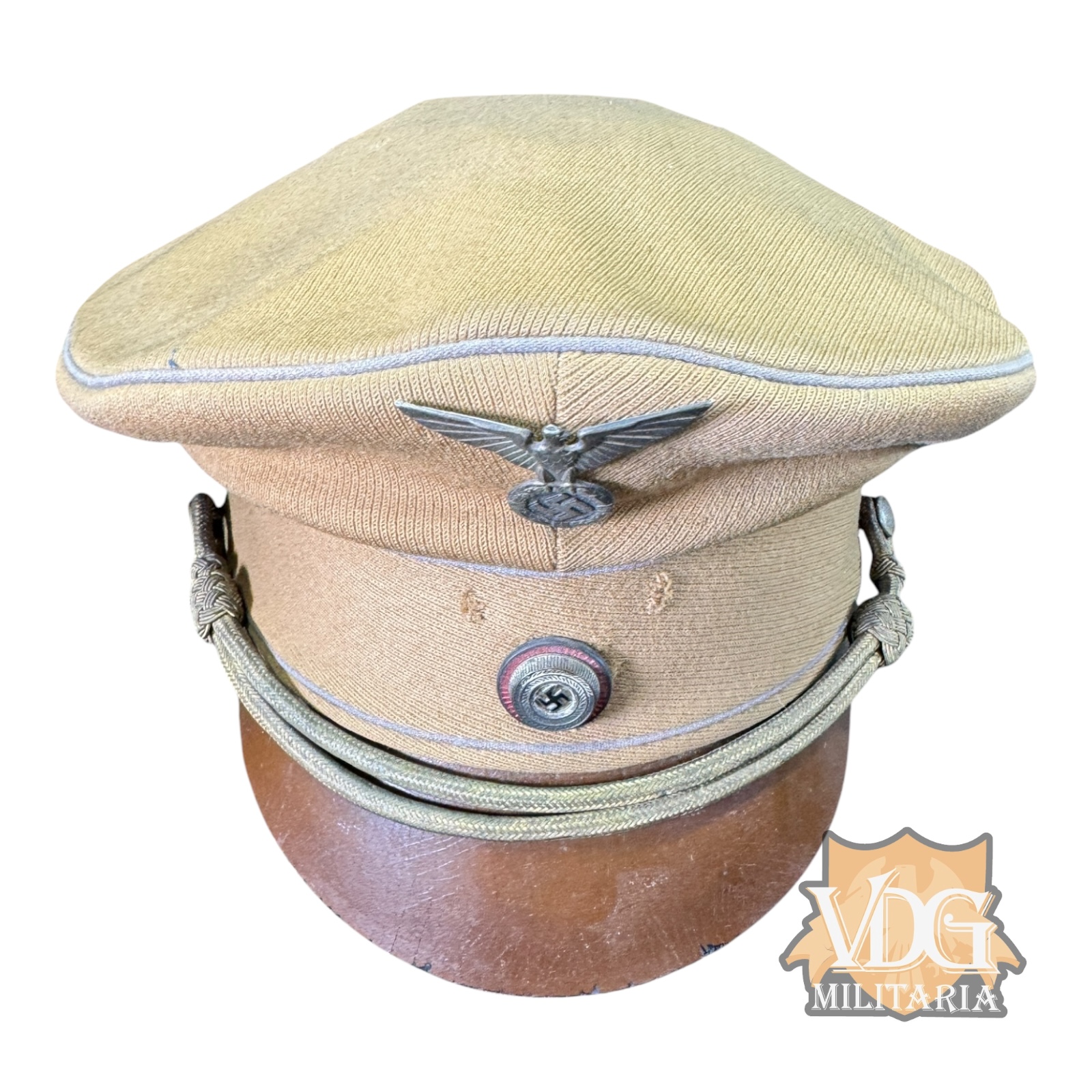 WW2 German NSDAP Orts Level Political Leaders Visor Cap | VDG Militaria