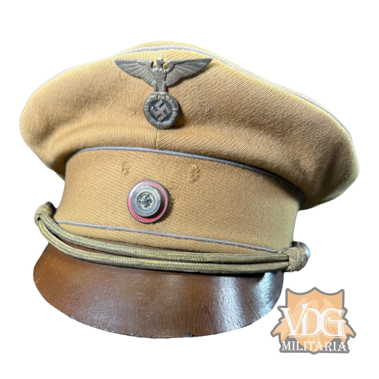 WW2 German NSDAP Orts Level Political Leaders Visor Cap | VDG Militaria