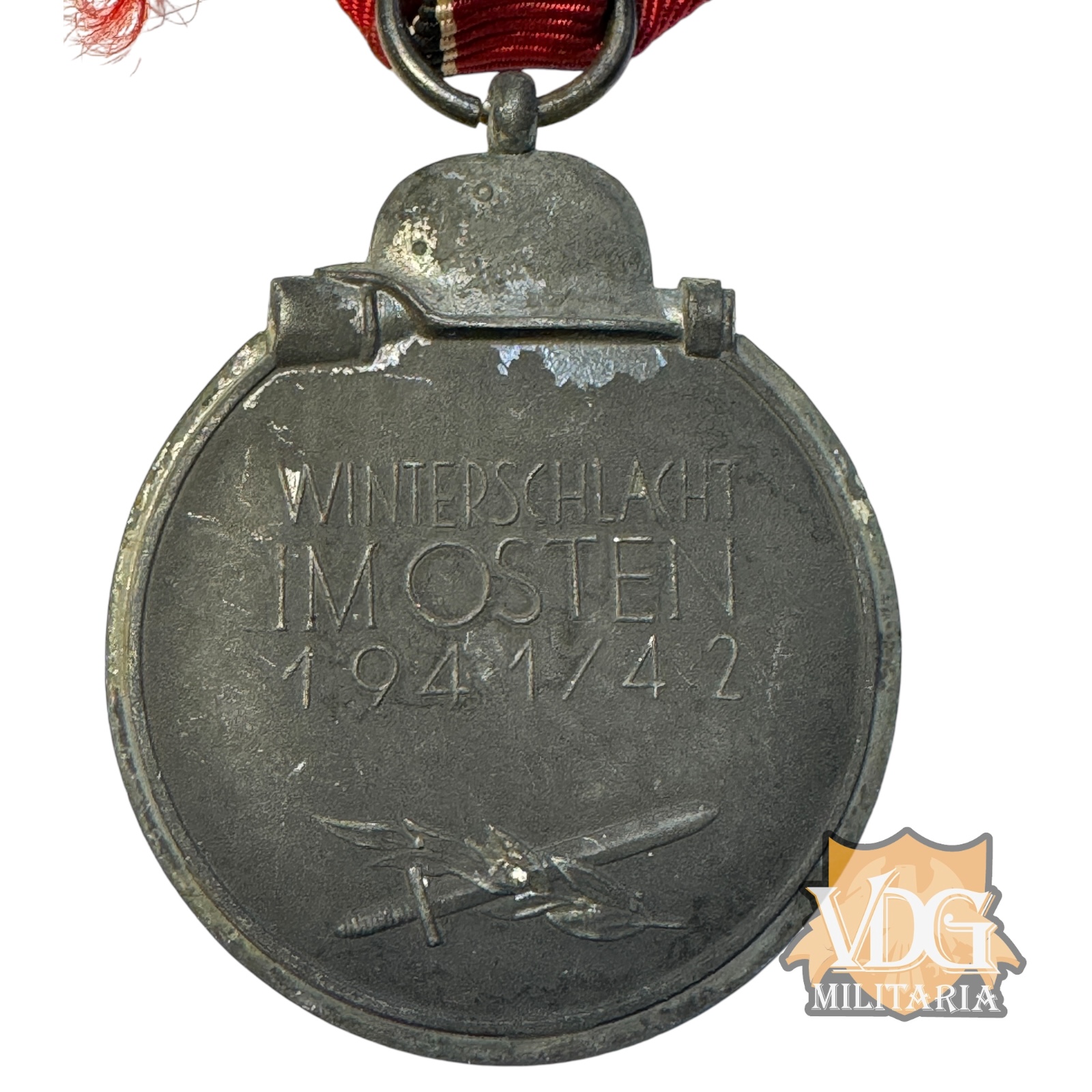 WW2 German Eastern Front Medal "Ostmedaille" – Maker Marked "6" Fritz ...