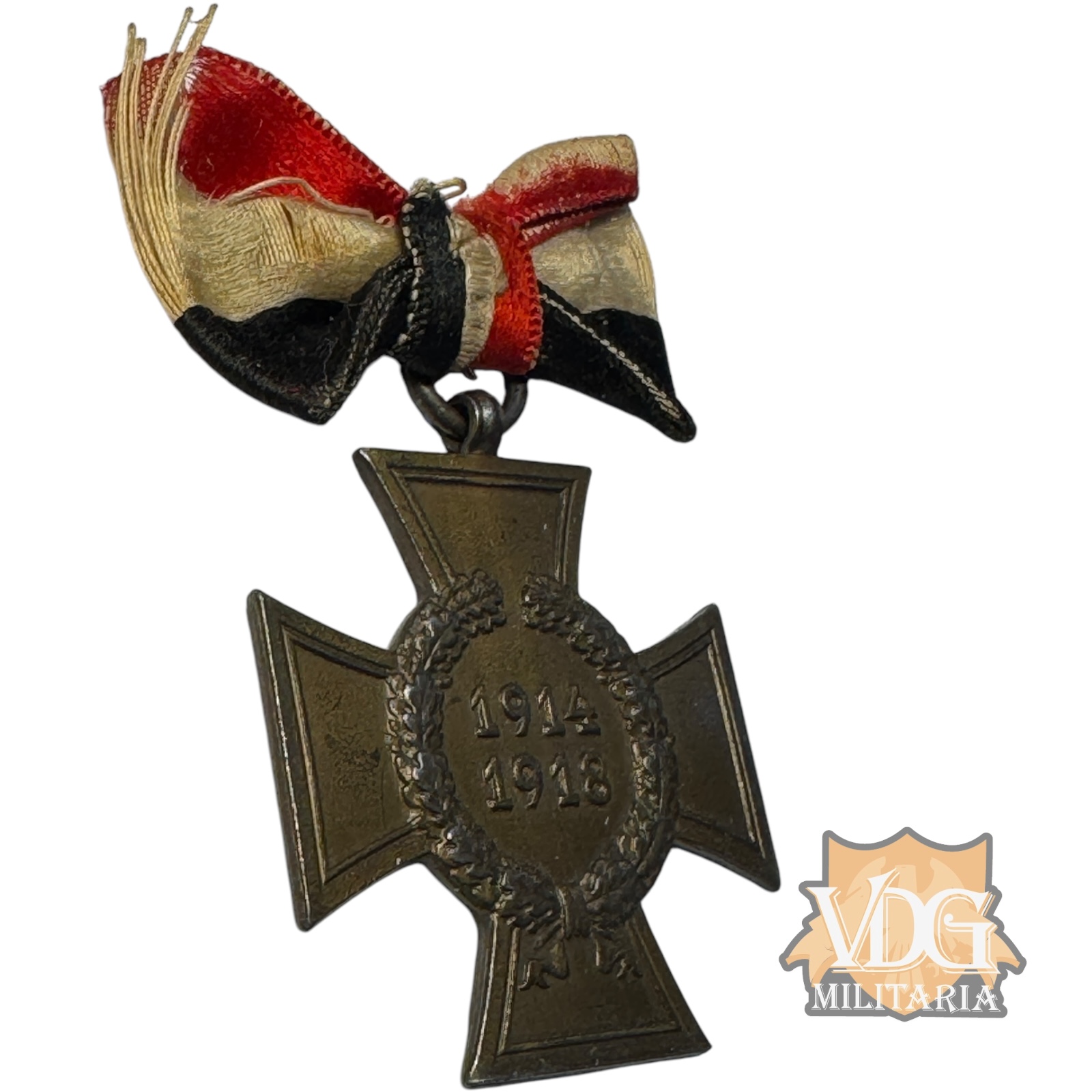 WW1 German Hindenburg Cross for Non-Combatants with Bow Ribbon – Maker ...