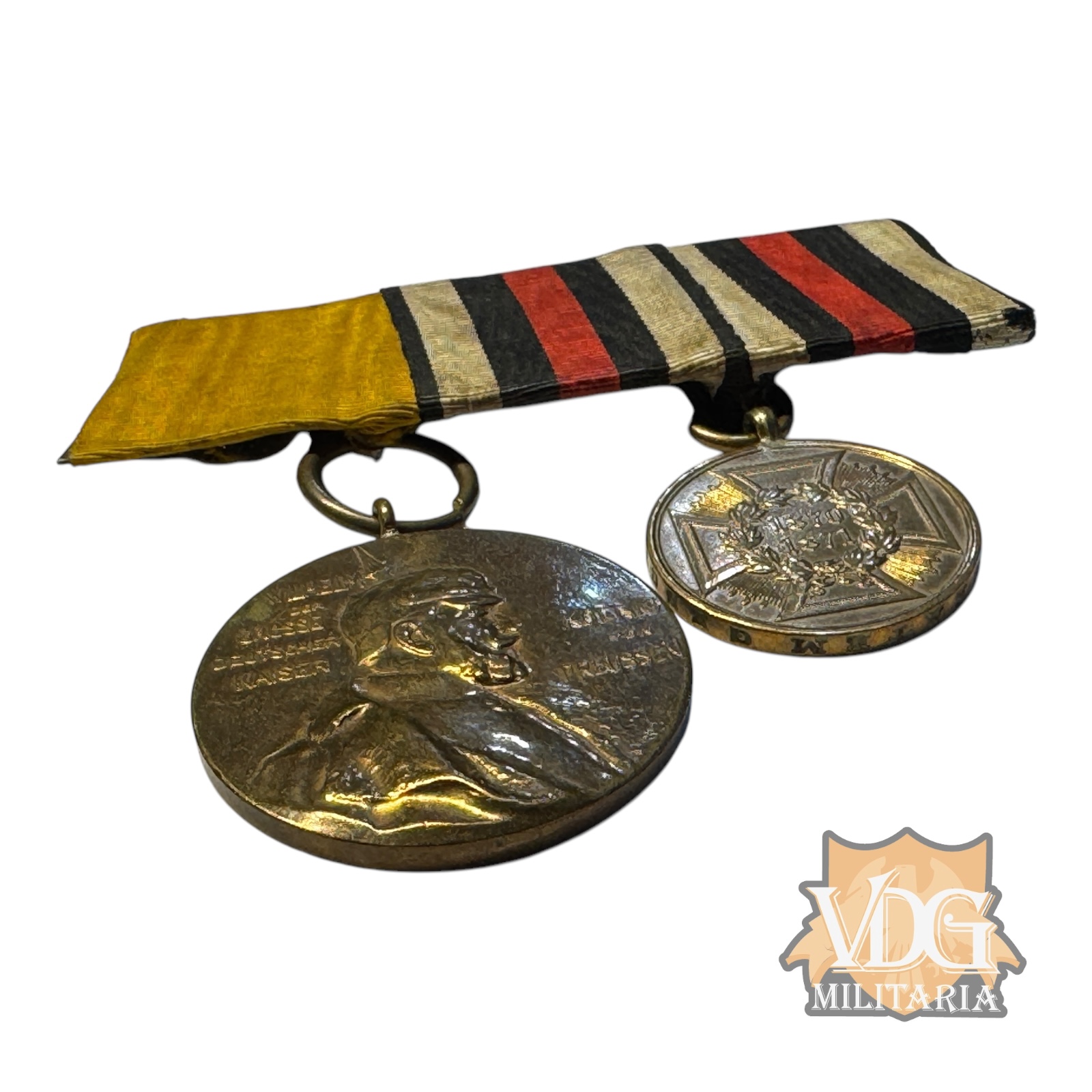 Imperial German Medal Bar – 1870–1871 Franco-Prussian War Medal & 1897 ...