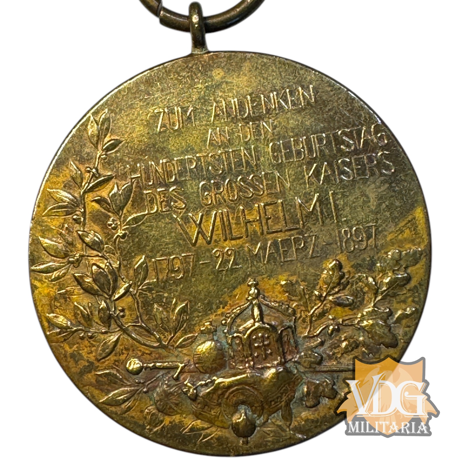 Imperial German Medal Bar – 1870–1871 Franco-Prussian War Medal & 1897 ...