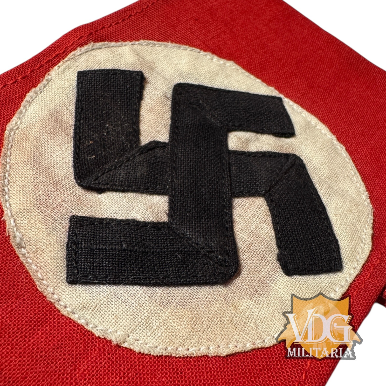 WW2 German NSDAP Political Party Armband-Multipiece Cotton Construction ...