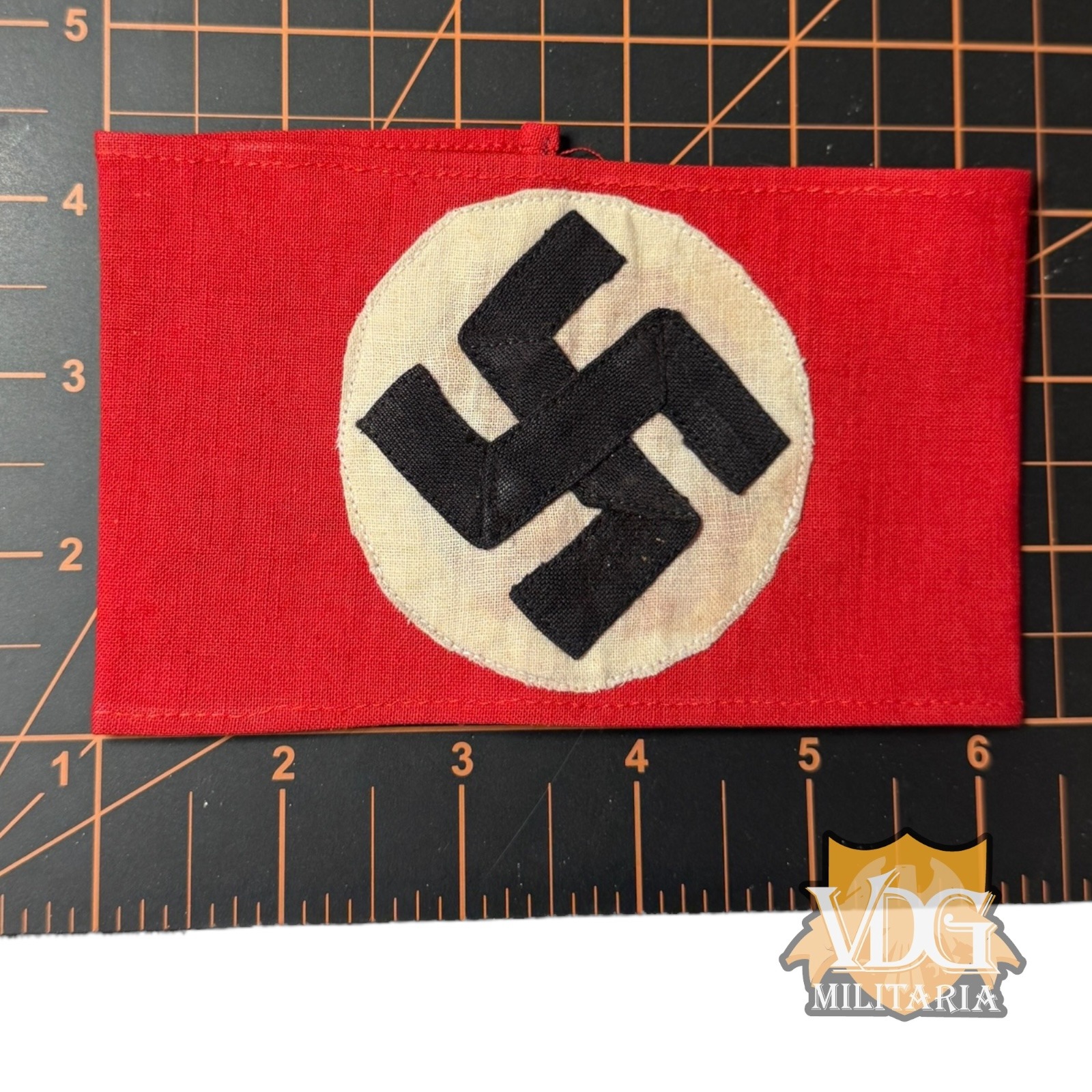 WW2 German NSDAP Political Party Armband-Multipiece Cotton Construction ...