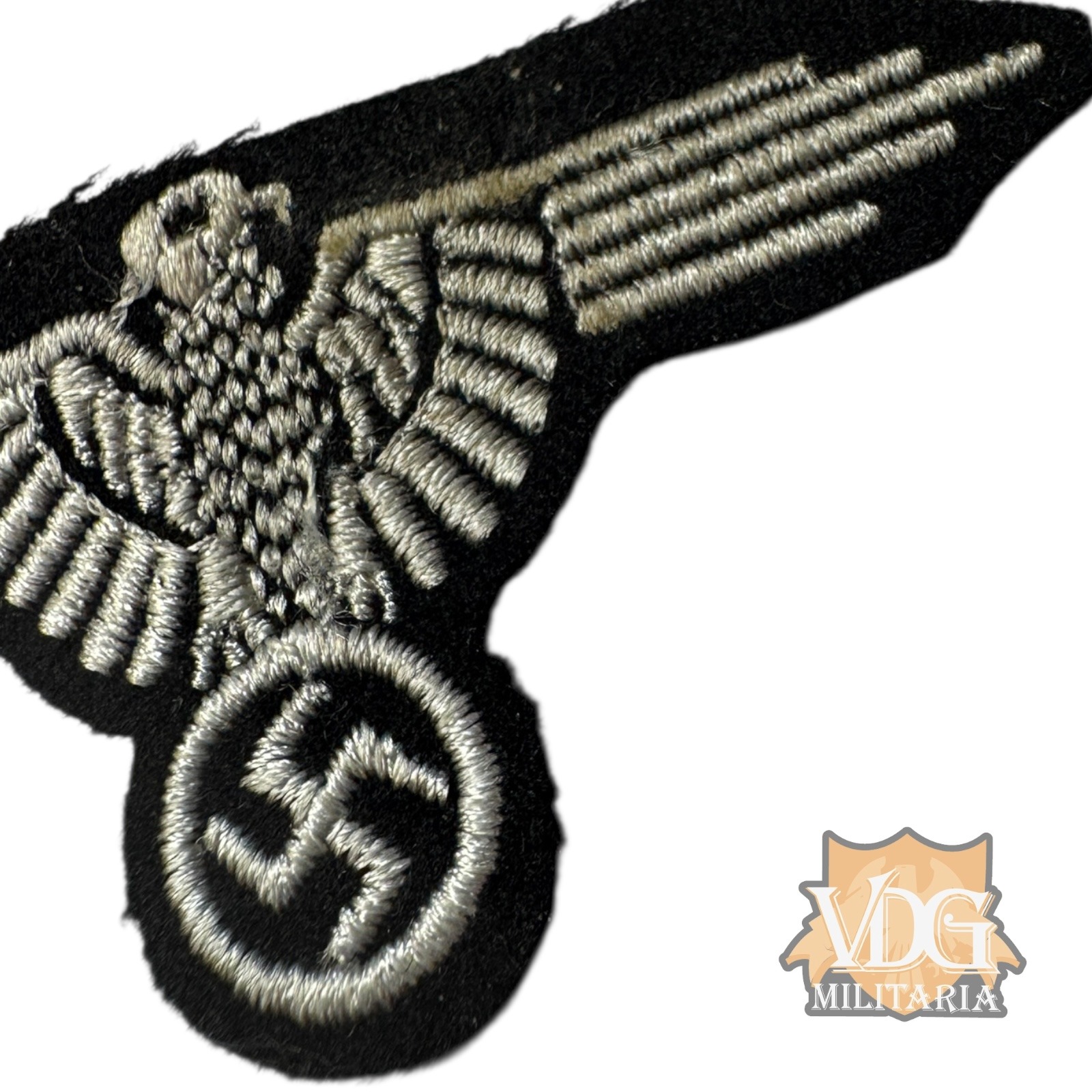 WW2 German Waffen-SS Embroidered Wool Sleeve Eagle | VDG Militaria