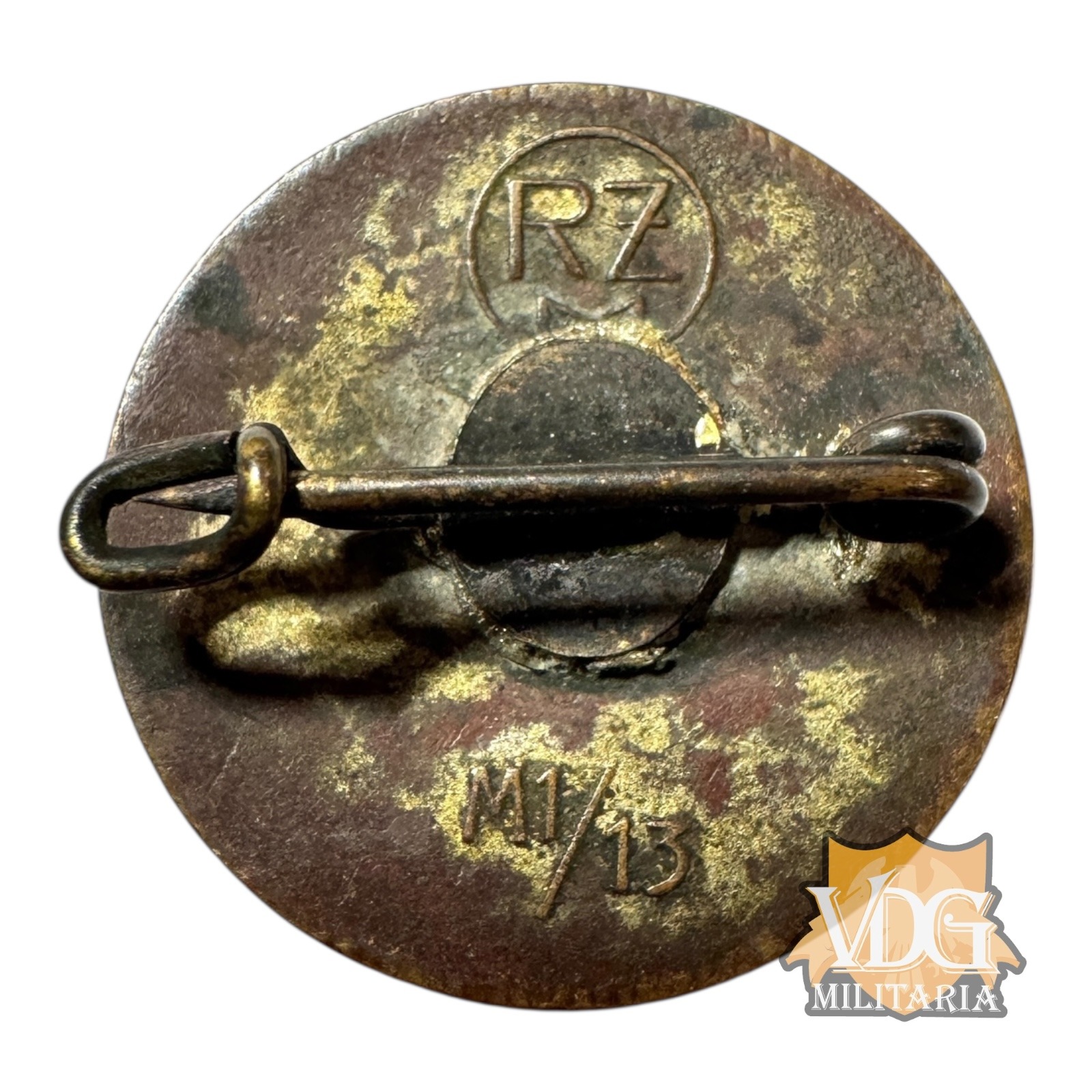 WW2 German NSDAP Enamel Party Badge Pin-RZM M1/13 L. Christian Lauer ...