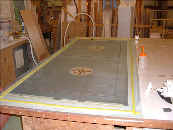 Custom Boat Table with Inlay | Vectric