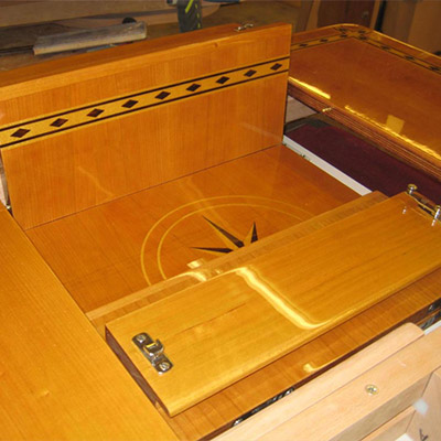 Custom Boat Table with Inlay | Vectric