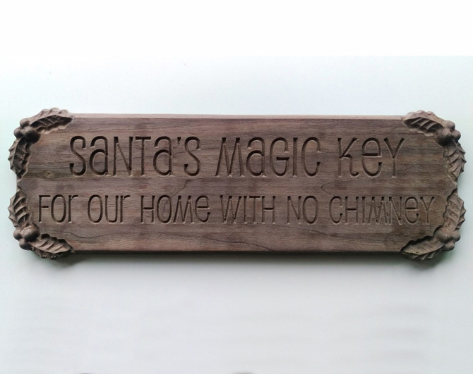 Santa’s Magic Key Sign | Vectric