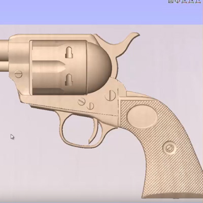 Adding Detail Modeling a Revolver | Vectric