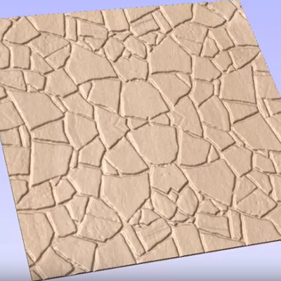 Seamless Tiles Mirrored Quadrants Modeling Texture Components | Vectric