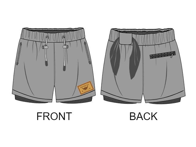 Mid-Thigh Women's Trunks with Spandex