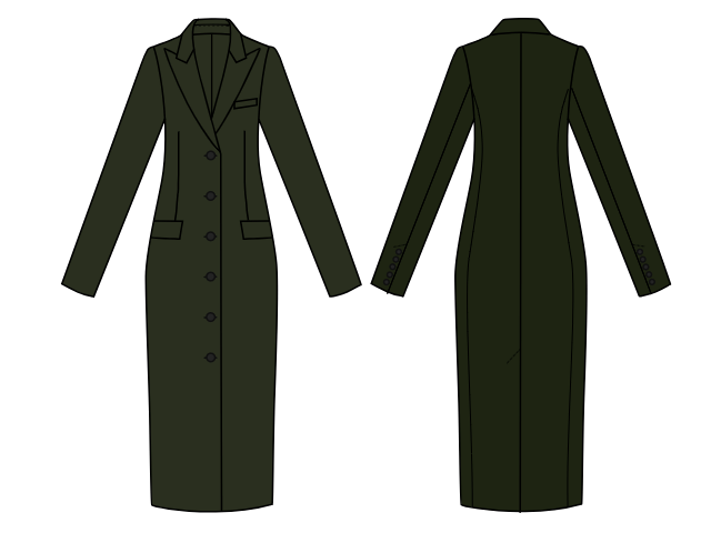 Women's Formal Coat Dress