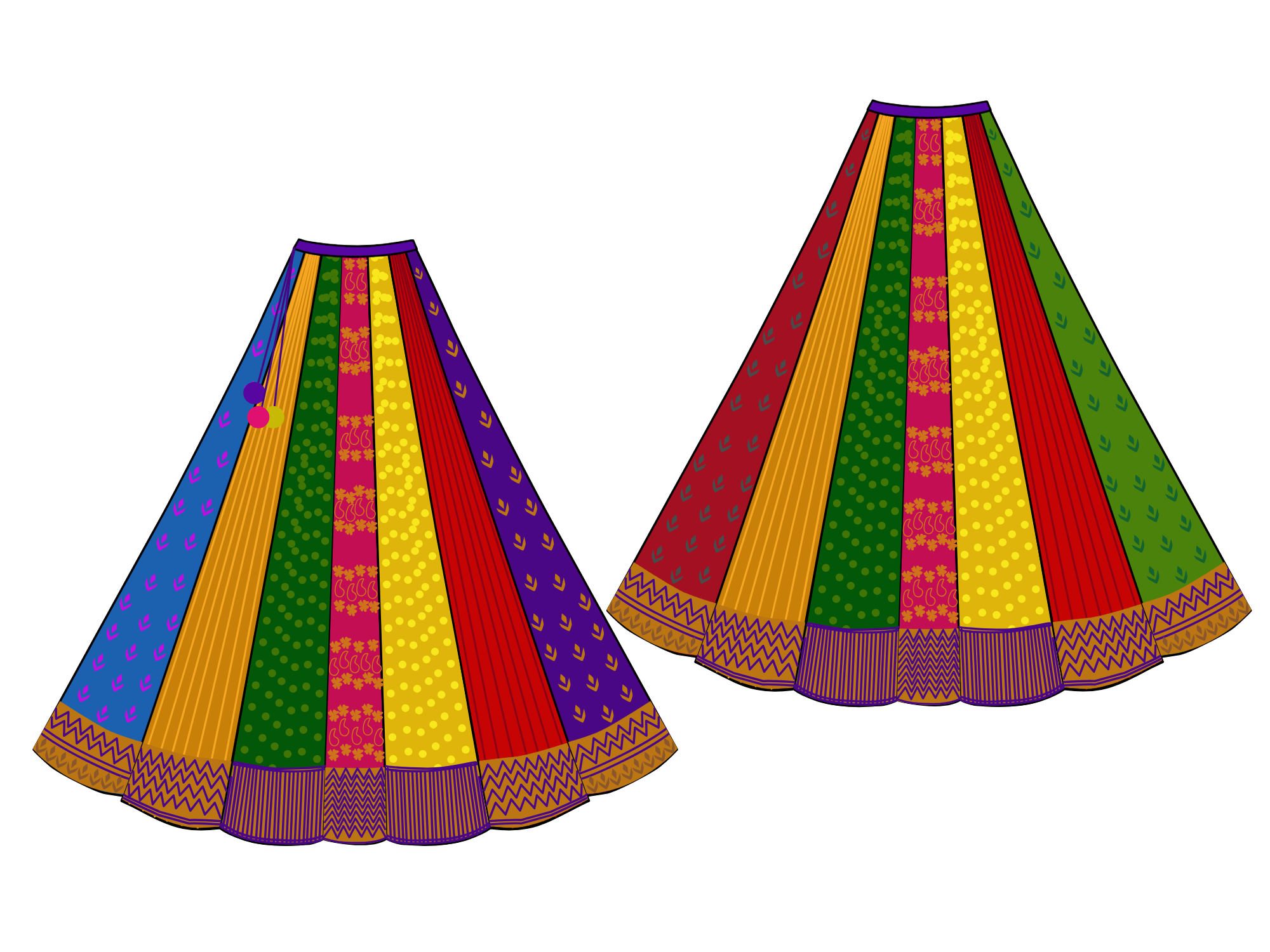 Ethnic Wear Sketches
