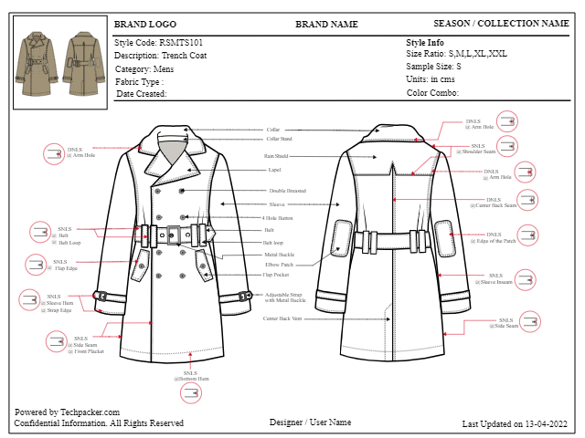 Trench Coat Sketches