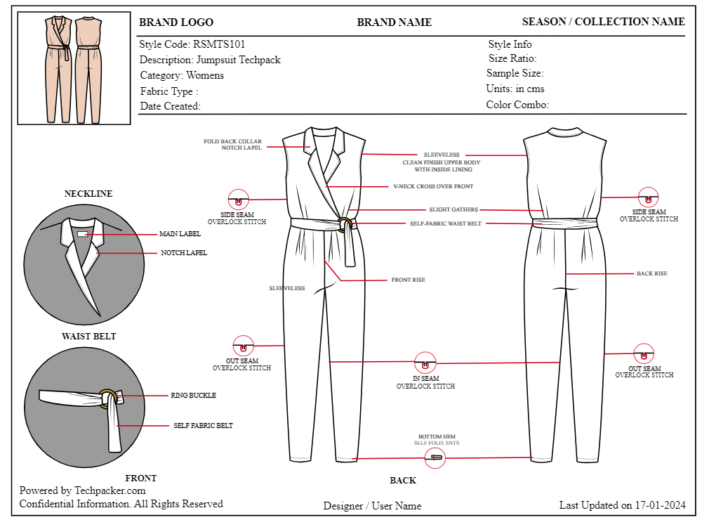 Overall & Dungaree Sketches