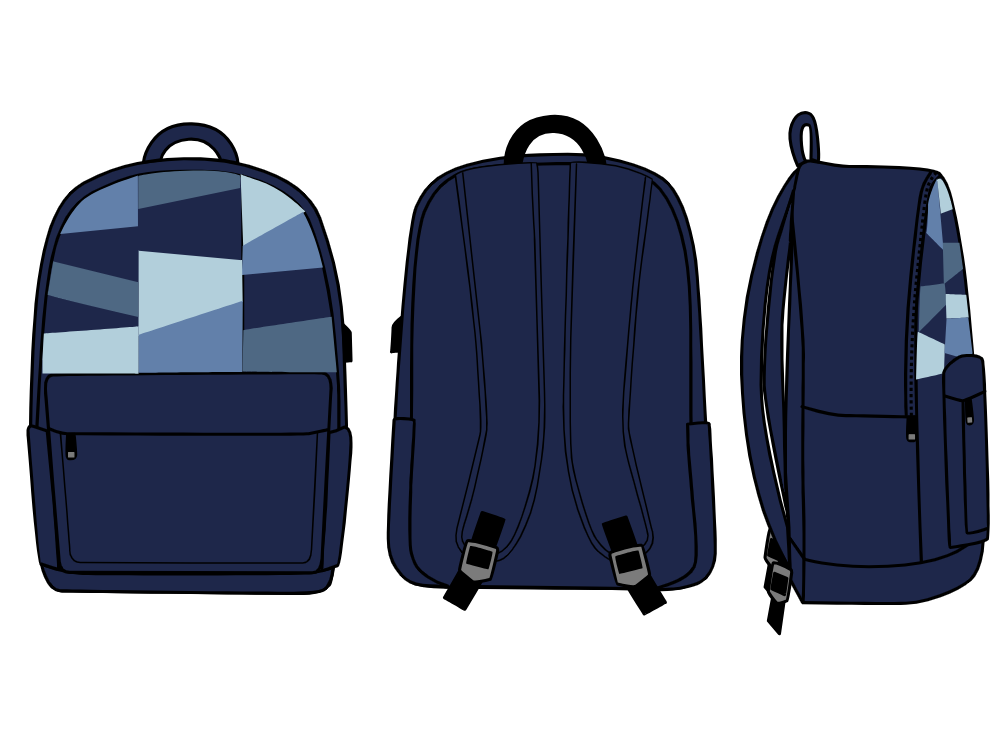 Denim Back Pack