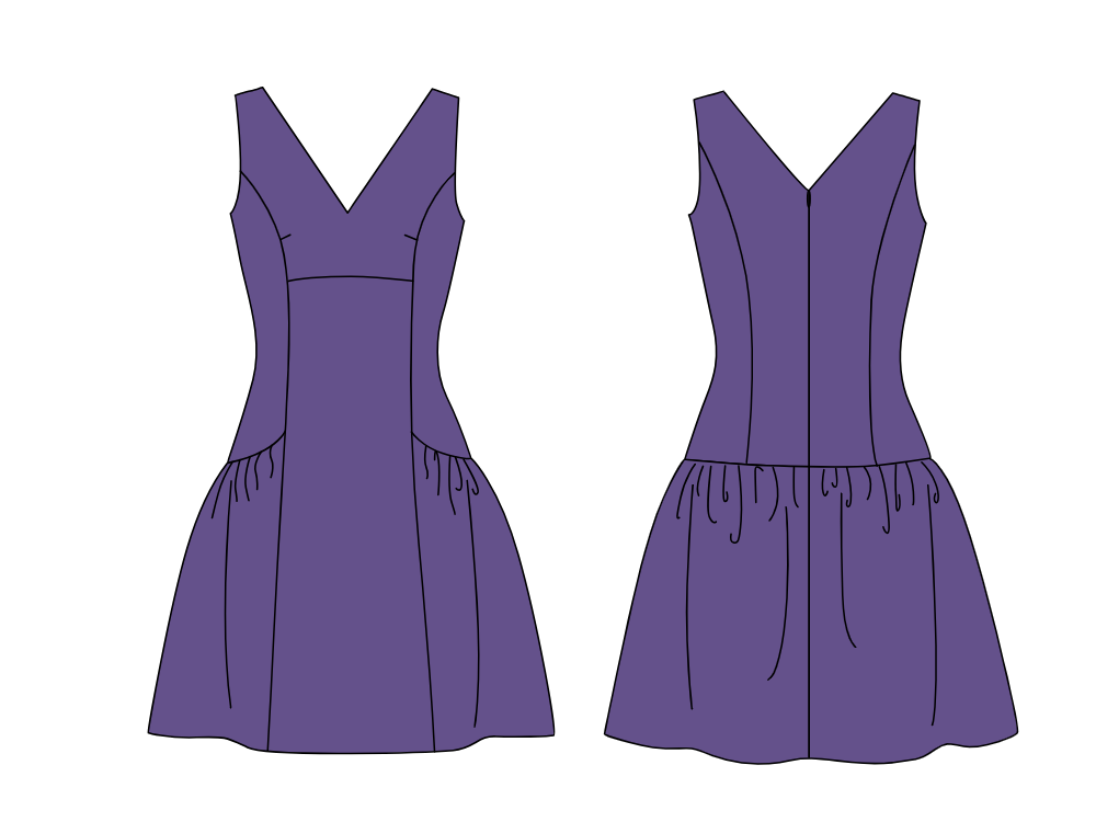 Drop Waist Sketches