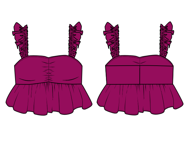 Top & Blouse Sketches