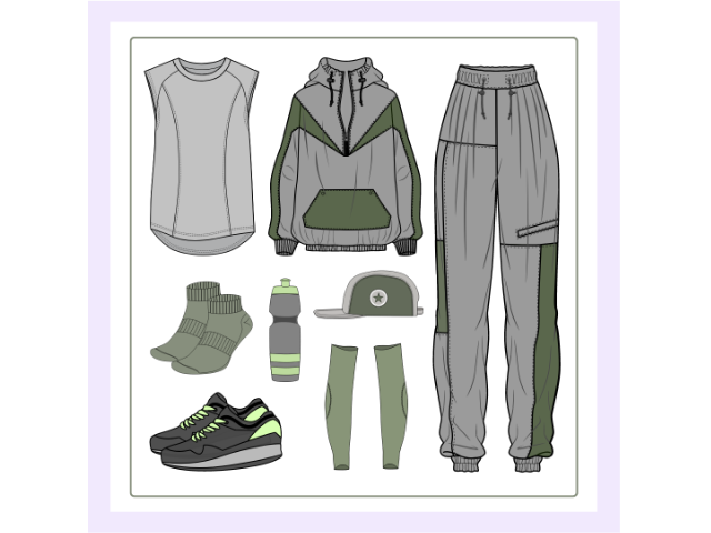 Activewear Bottom Sketches