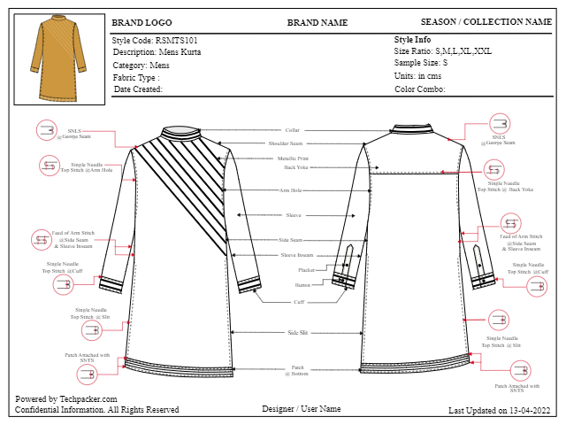 Ethnic Wear Sketches