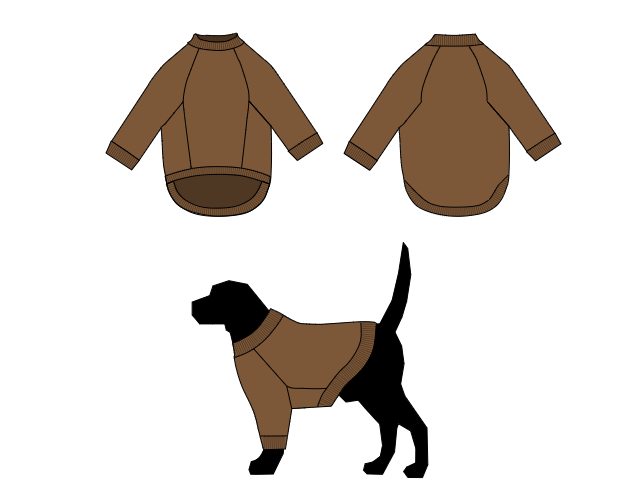 Pet Clothing Sketches