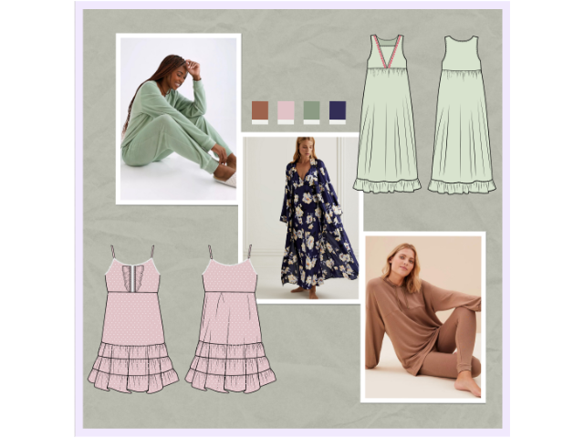 Sleepwear Sketches