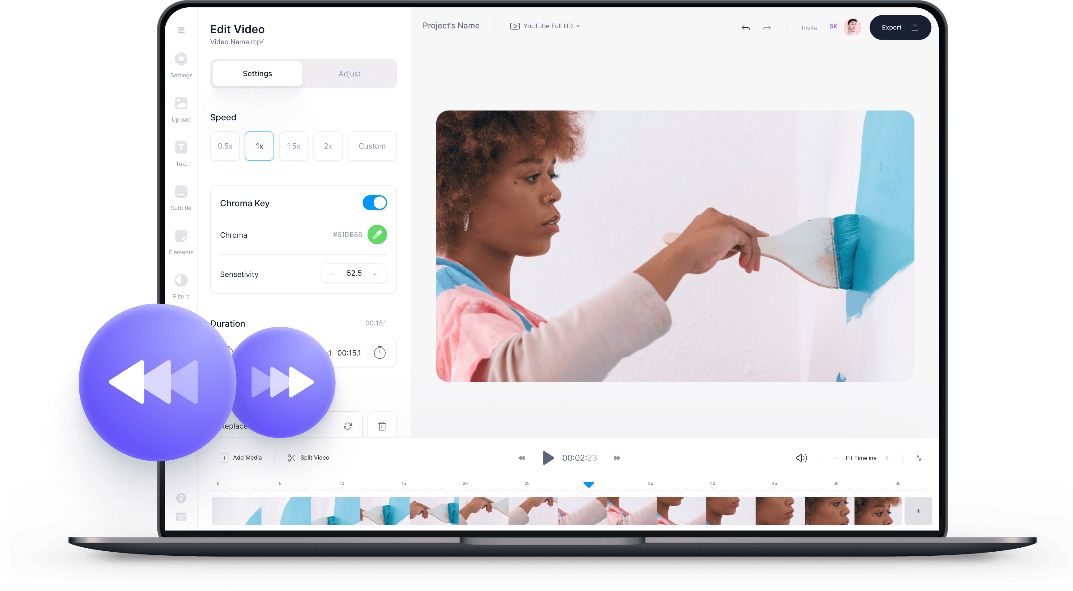 Ferramentas de edição de vídeo - Simples, poderosas, online - VEED.IO