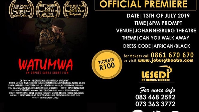 Watumwa Short Film Screening - Joburg Theatre | Joburg.co.za | Your ...