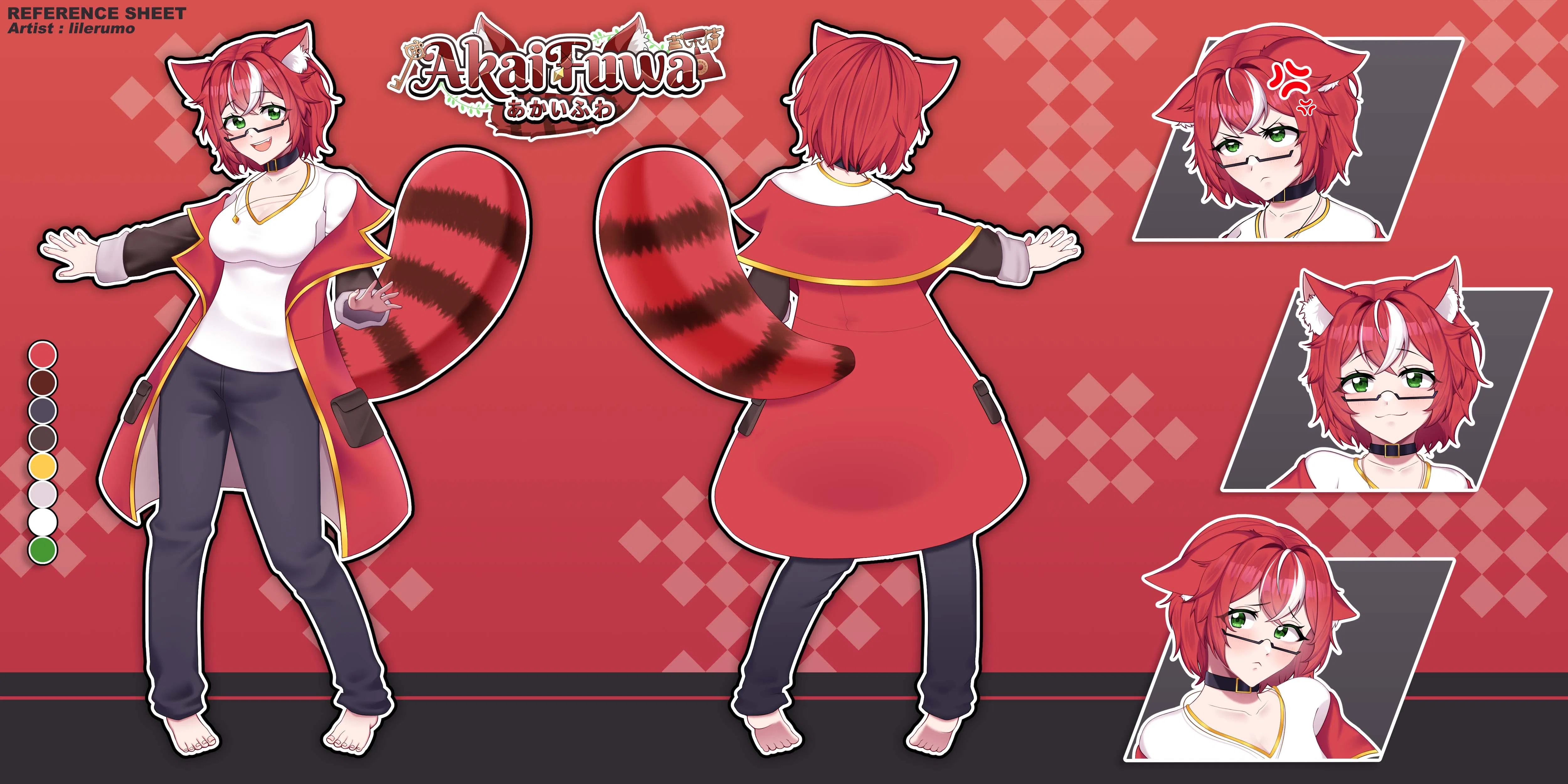 Vtuber reference sheet by lilerumo (@lilerumo) | VGen