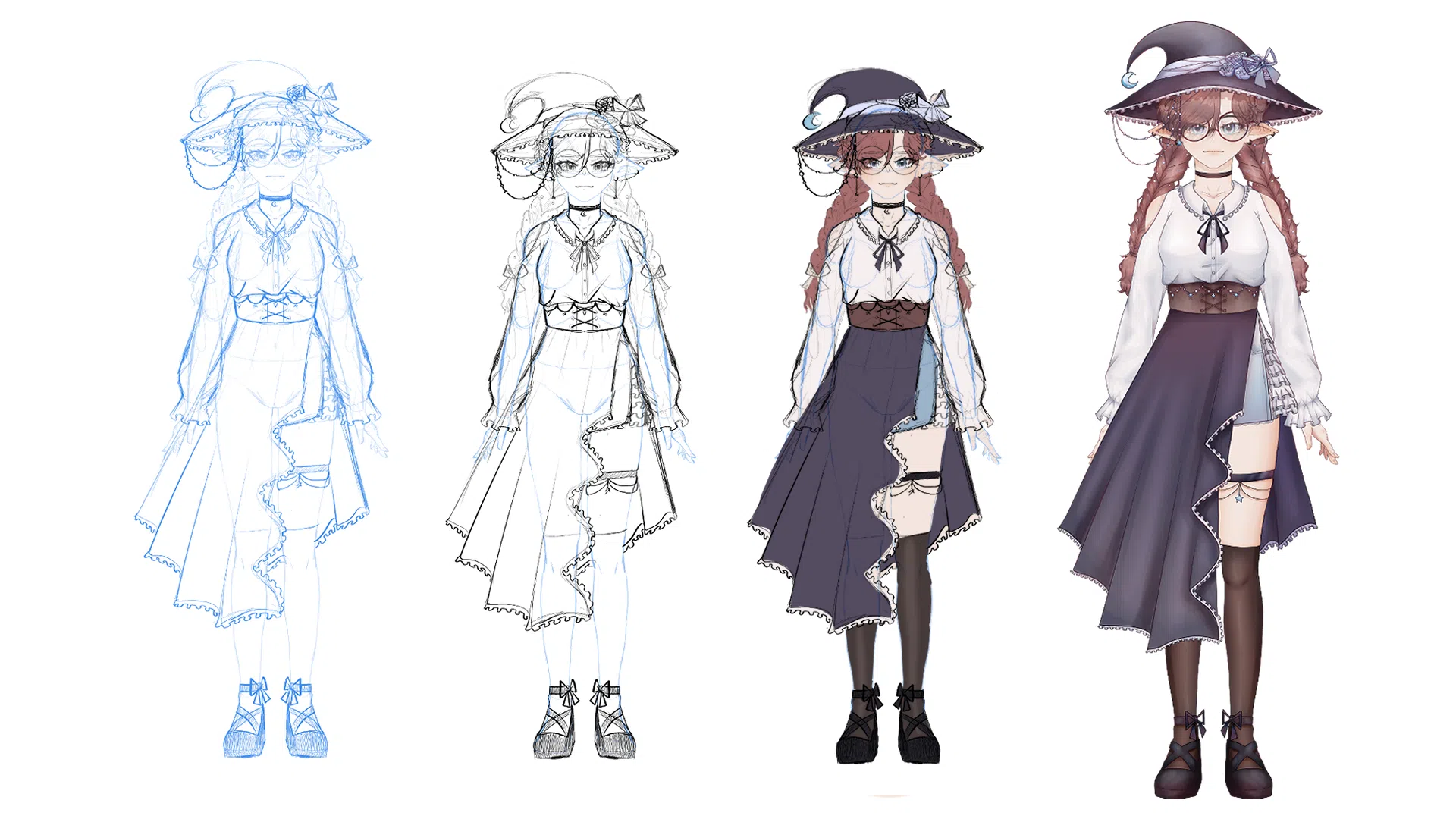 Vtuber Model (Art only) by Yuurei (@RyouYuurei) | VGen