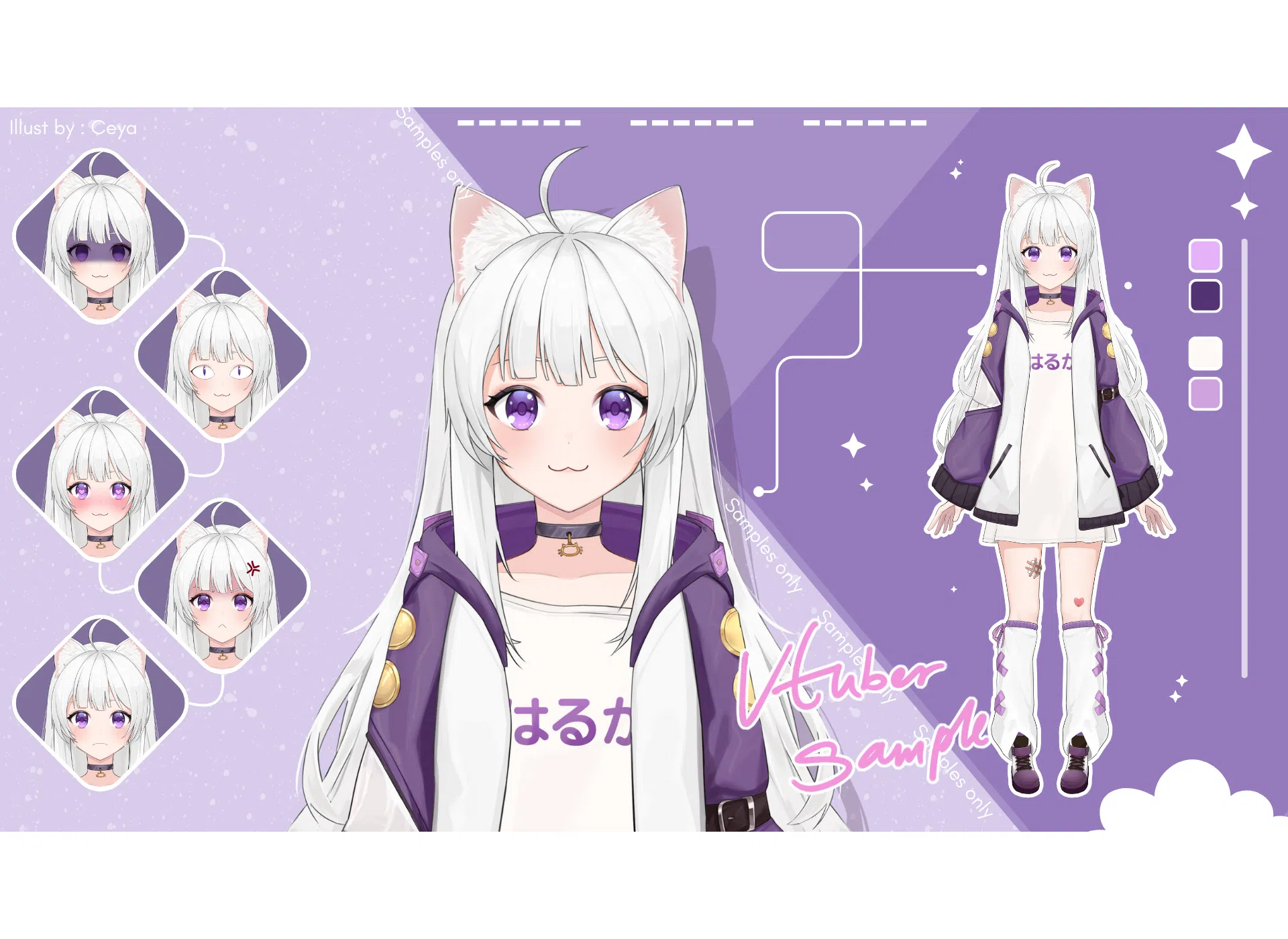 Live2D Vtuber Model Only by Ceya (@ceyacy) | VGen