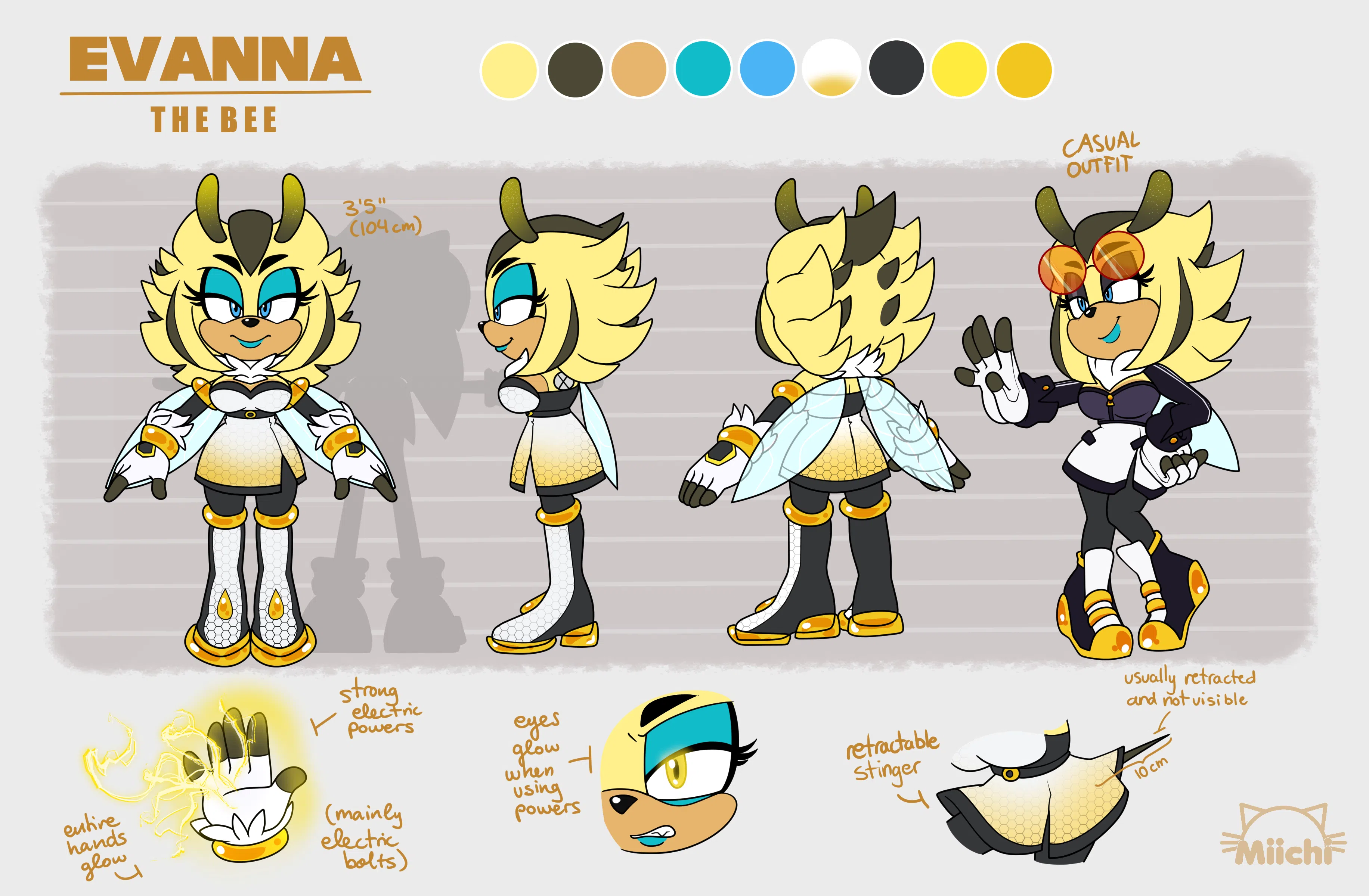 Sonic Oc Reference Sheet By Miichi Miichiblu Vgen