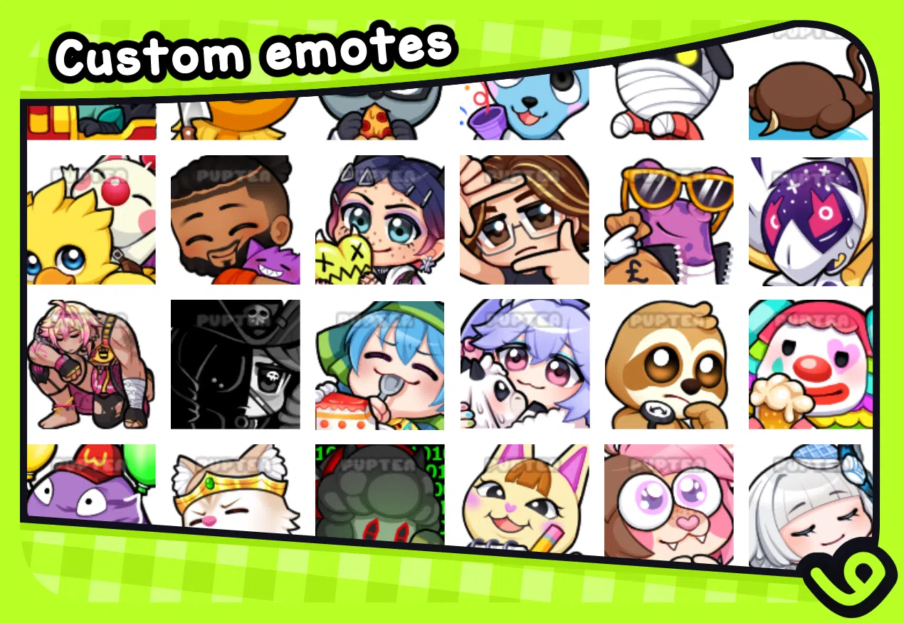 💙 Custom emotes 💙 by Puptea (@pup) | VGen