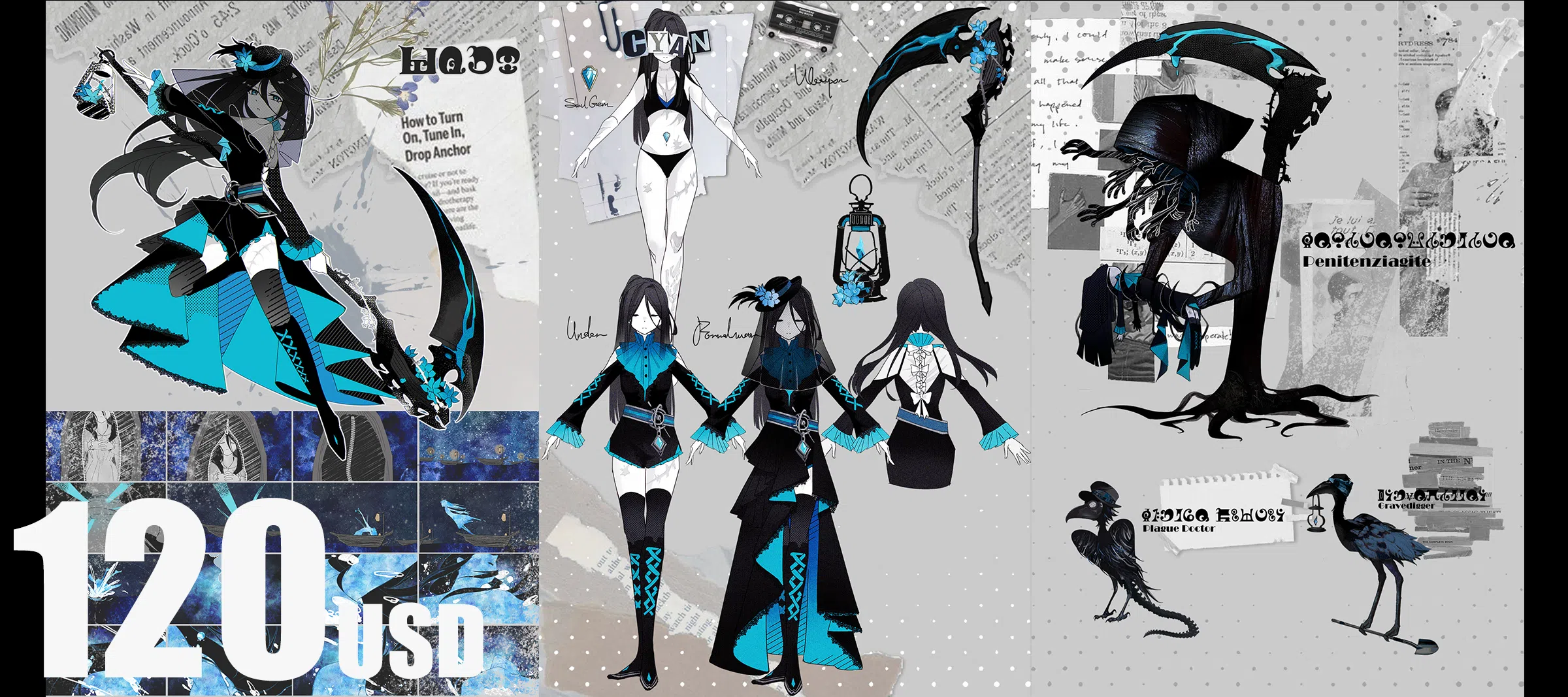 Become Mahoshojo! Reference Sheet by haku_yuan (@magician1999) | VGen